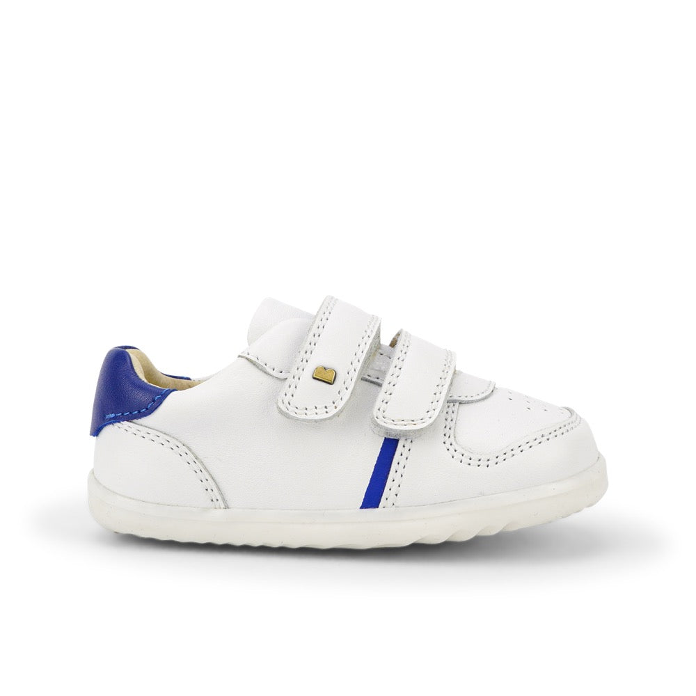 Riley - Step Up - White + Blueberry – Bobux UK